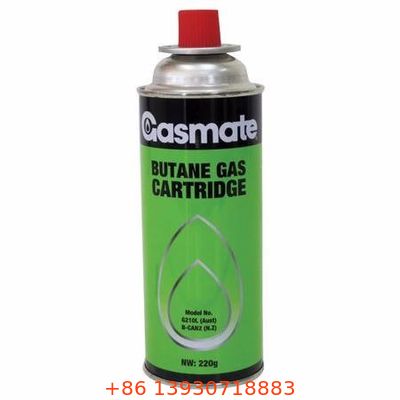 ODM OEM Butane Gas Canister For Camping Stove Explosion Proof