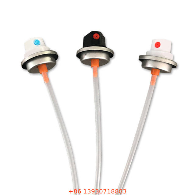 Anti Rust Tinplate Aerosol Can Valve And Nozzles For 200ml -450ml Spray ...
