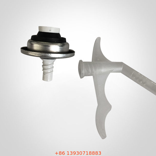 Tube Type One Inch Aerosol PU Foam Valve Suitable To Silicone Sealant ...