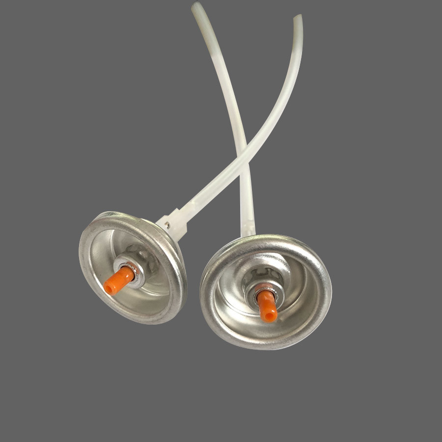 360 Rotate Up And Down Aerosol Valves And Actuators For Car Care Cans