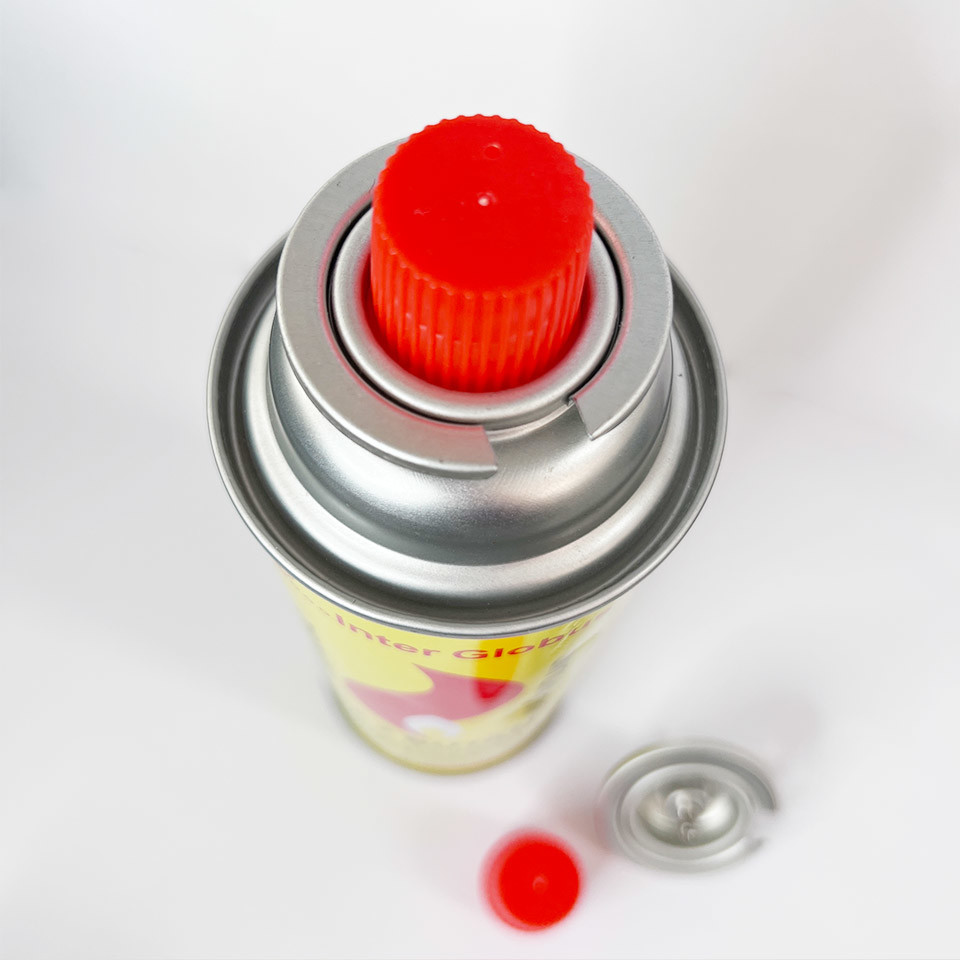 CMYK Printing Mini 220g Butane Gas Cartridge For Camping Bbq