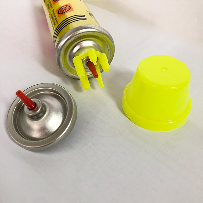 yellow Non Leakage Butane Gas Lighter Refill For Candle Lighting