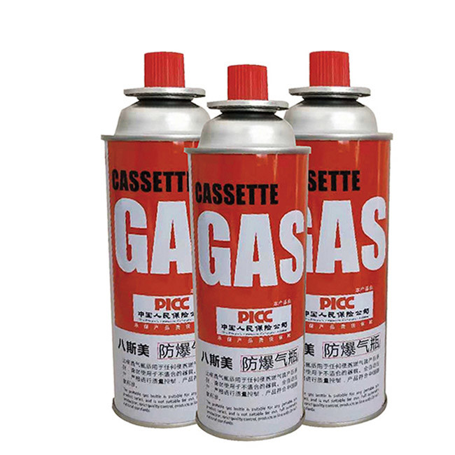 Tinplate Butane Gas Cylinder 65 x 158 mm specifications