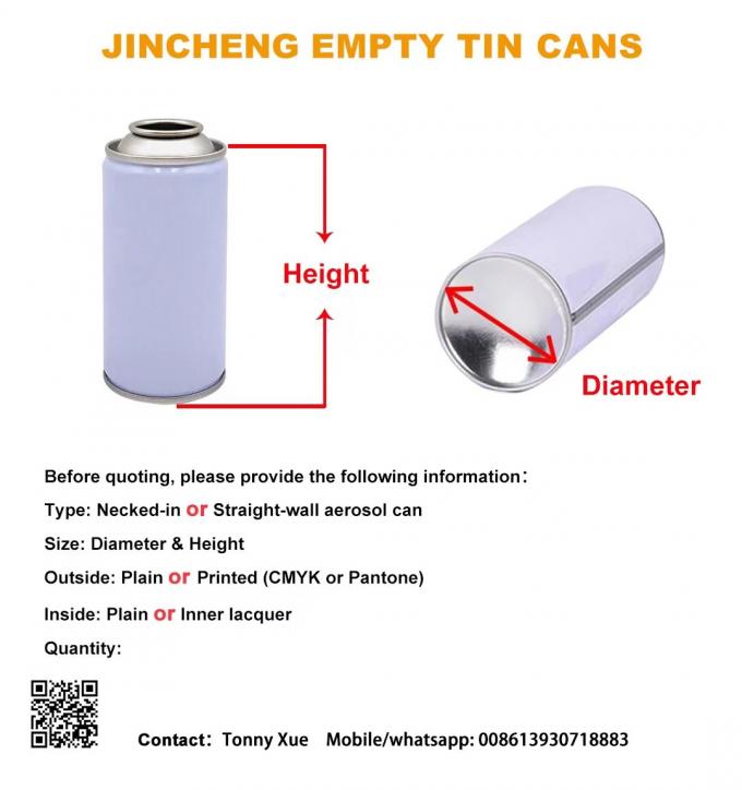 Customizable 227g Butane Gas Canister Portable Gas Cartridge