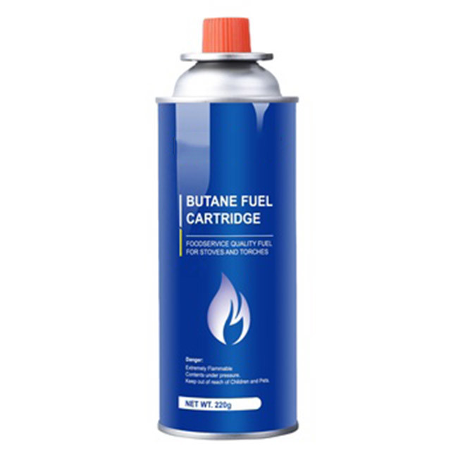 Customizable 227g Butane Gas Canister Portable Gas Cartridge